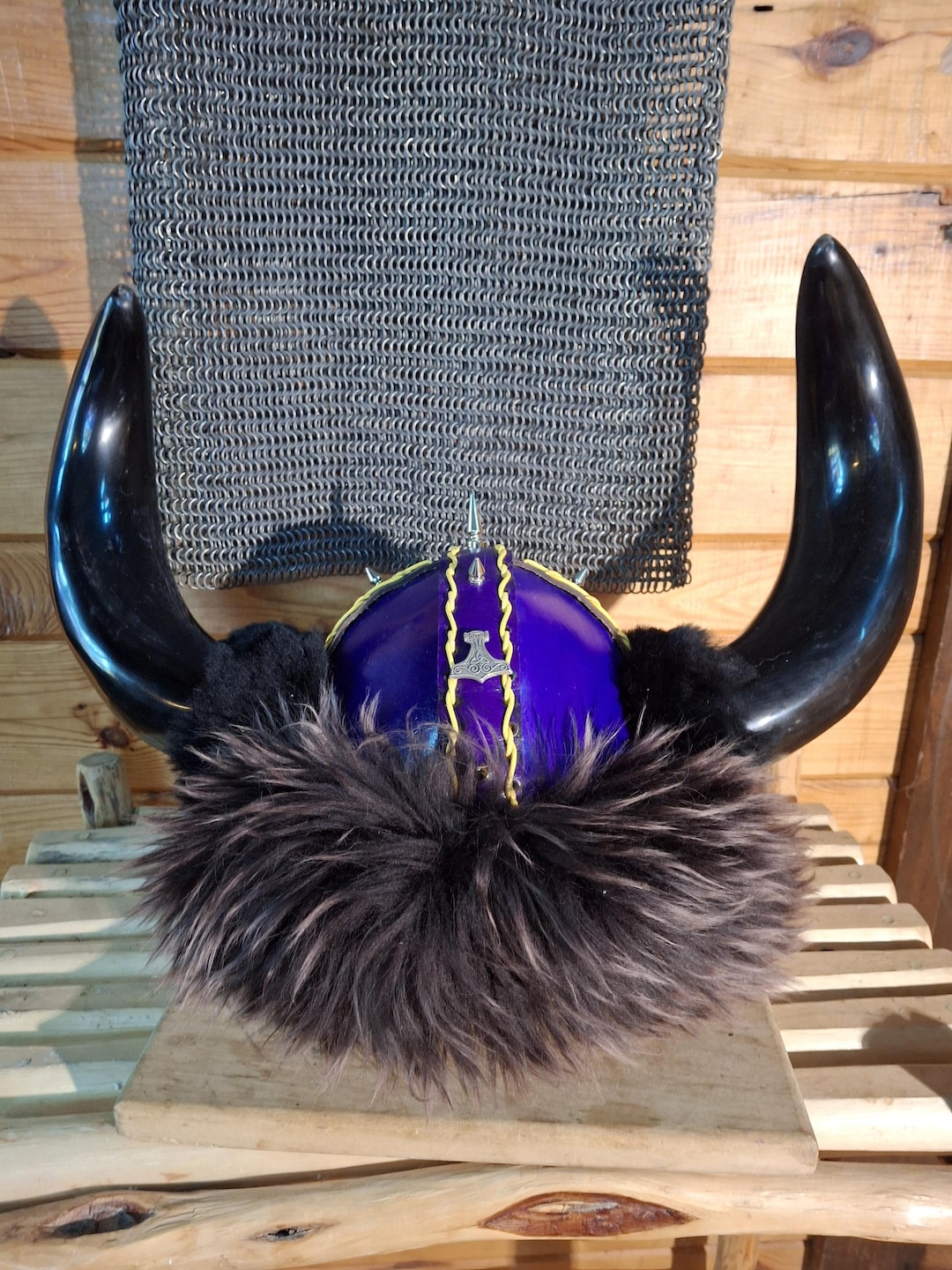 Standard Minnesota Viking Helmet - Etsy