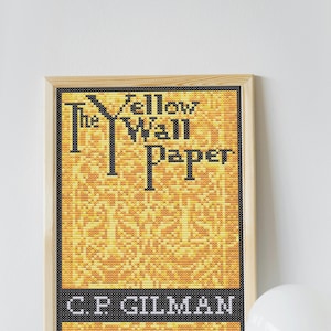 The Yellow Wallpaper Book Cover Cross Stitch Pattern - Etsy