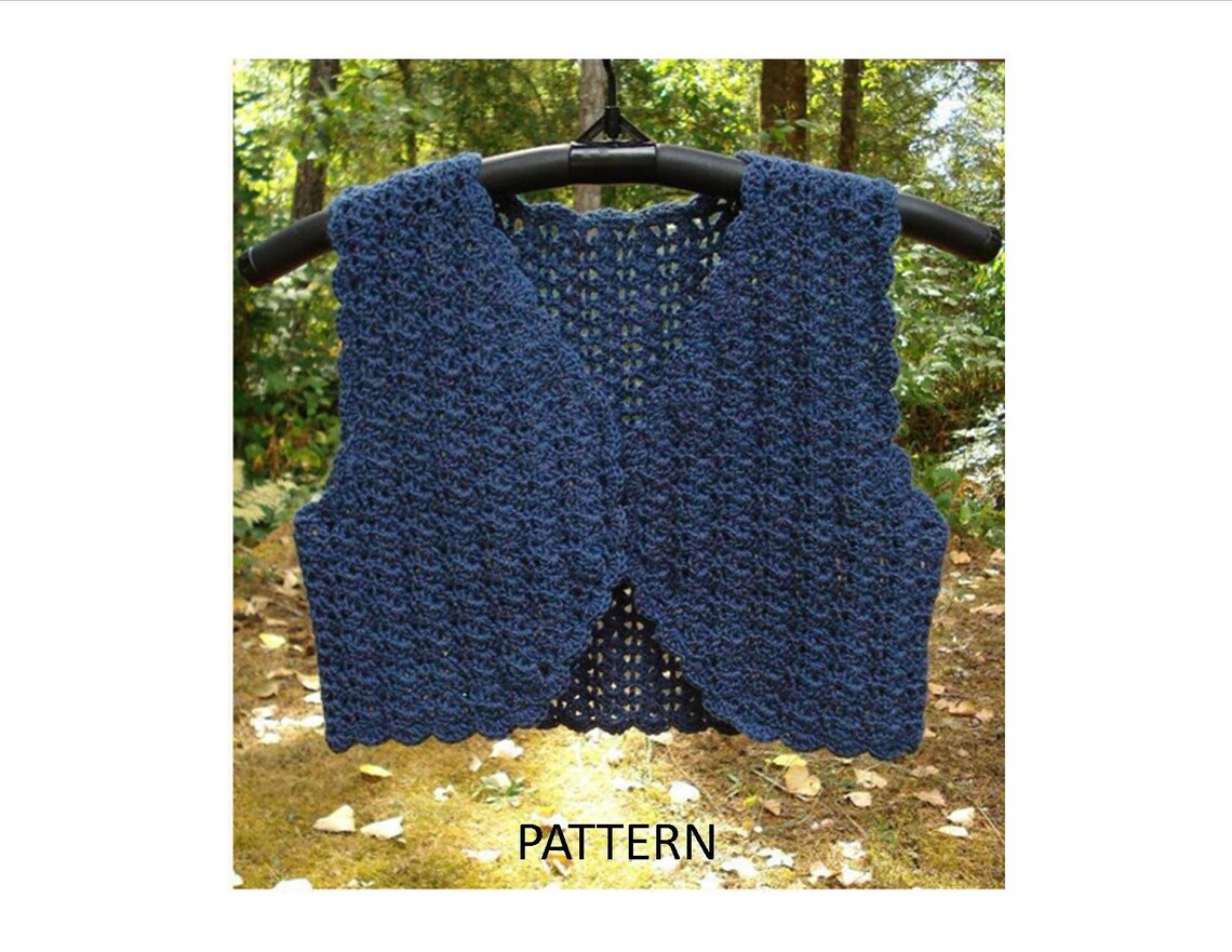 Back to School Bolero - PW-202 - Crochet Pattern PDF - Etsy