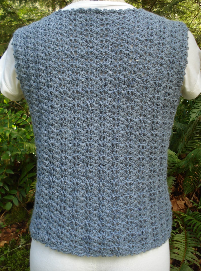 Classic Shell Stitch Vest - PW-205 - Crochet Pattern PDF - Etsy