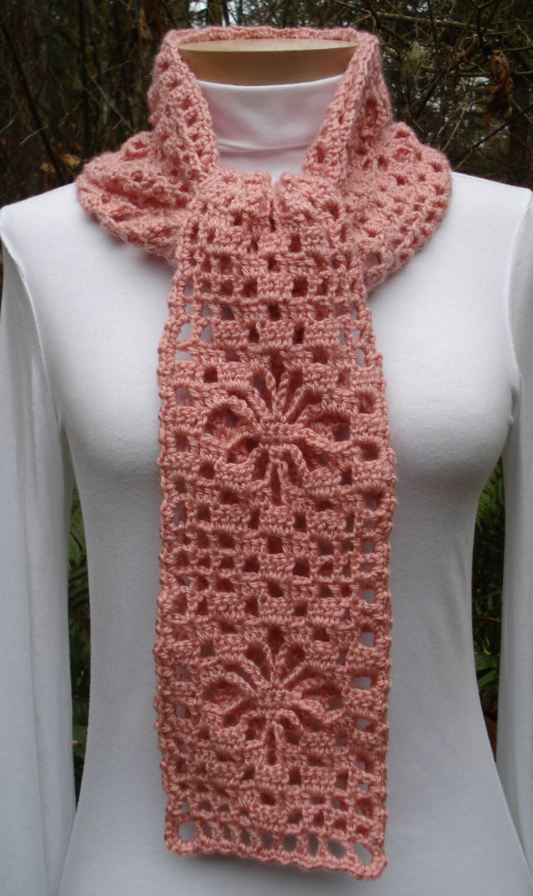 Spider Web Lace Scarf – PA-302 - Crochet Pattern PDF - Etsy