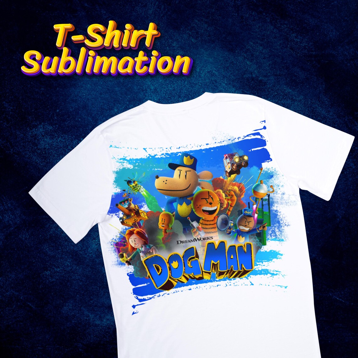 Dog Man PNG, Dog Man Movie PNG, Dog Man Shirt, Dogman 2025, High ...