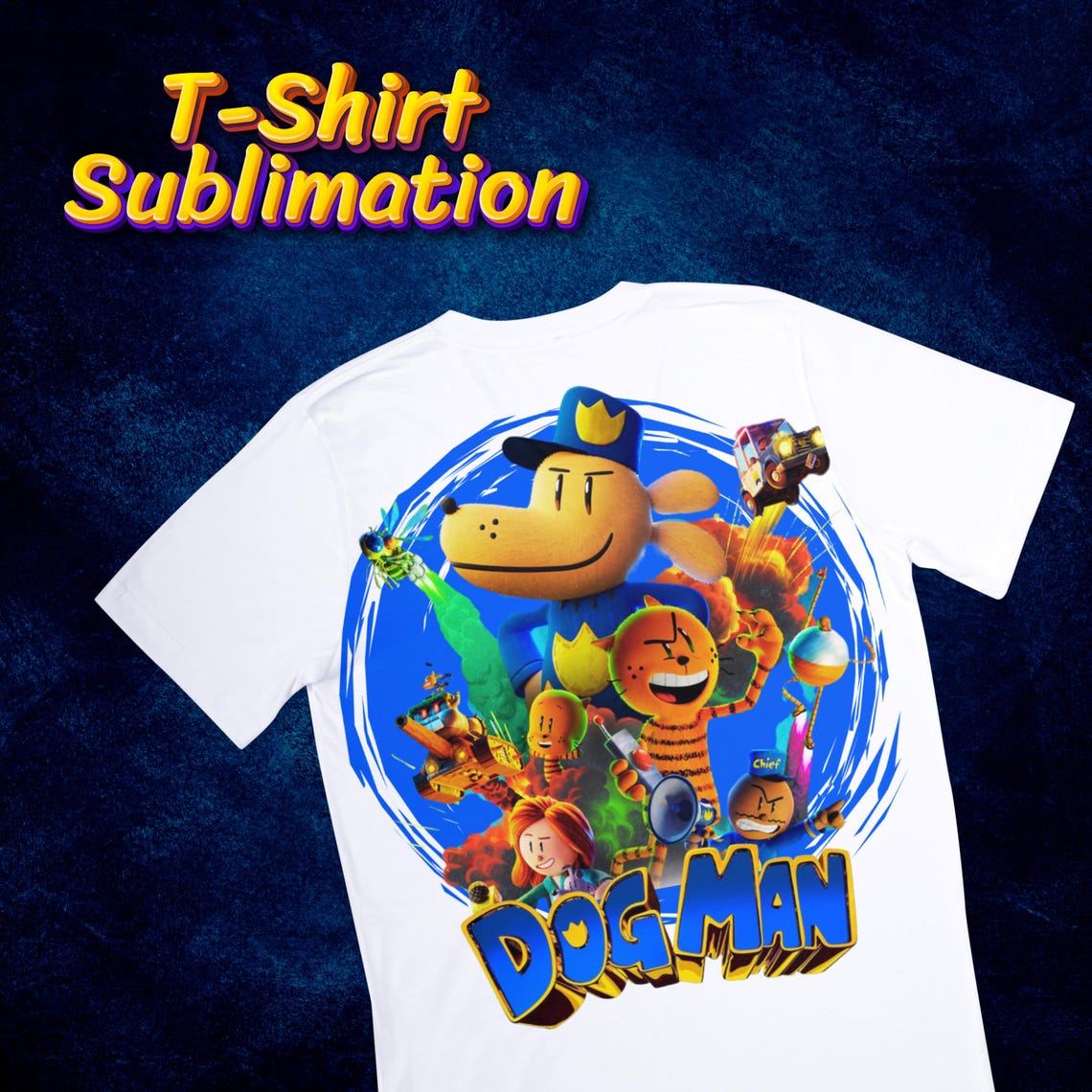 Dog Man PNG, Dog Man Movie PNG, Dog Man Shirt, Dogman 2025, High ...