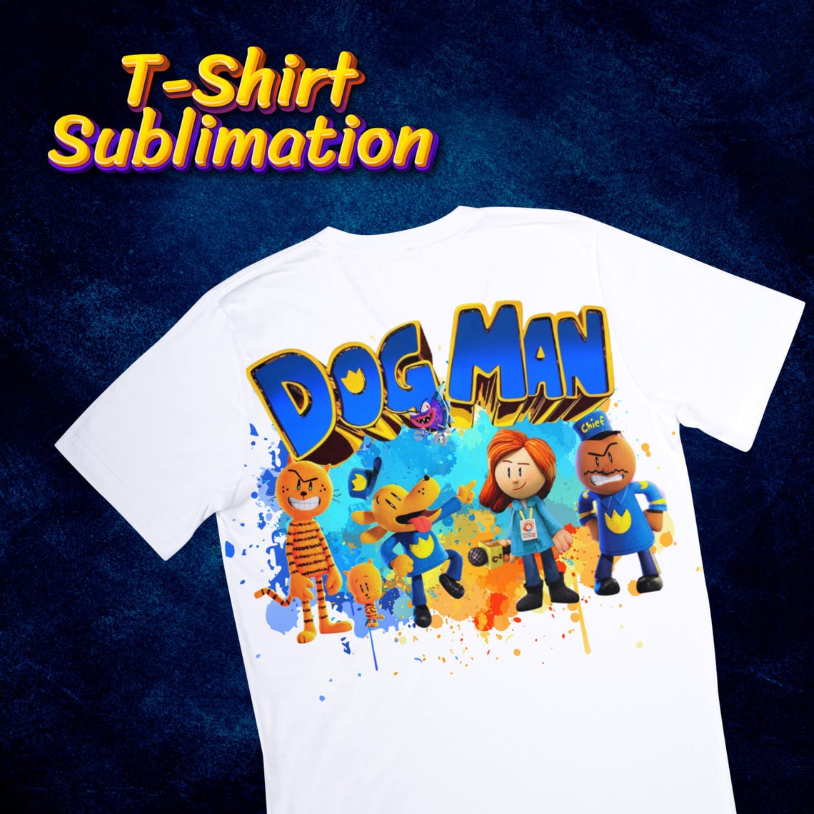 Dog Man PNG, Dog Man Movie PNG, Dog Man Shirt, Dogman 2025, High ...