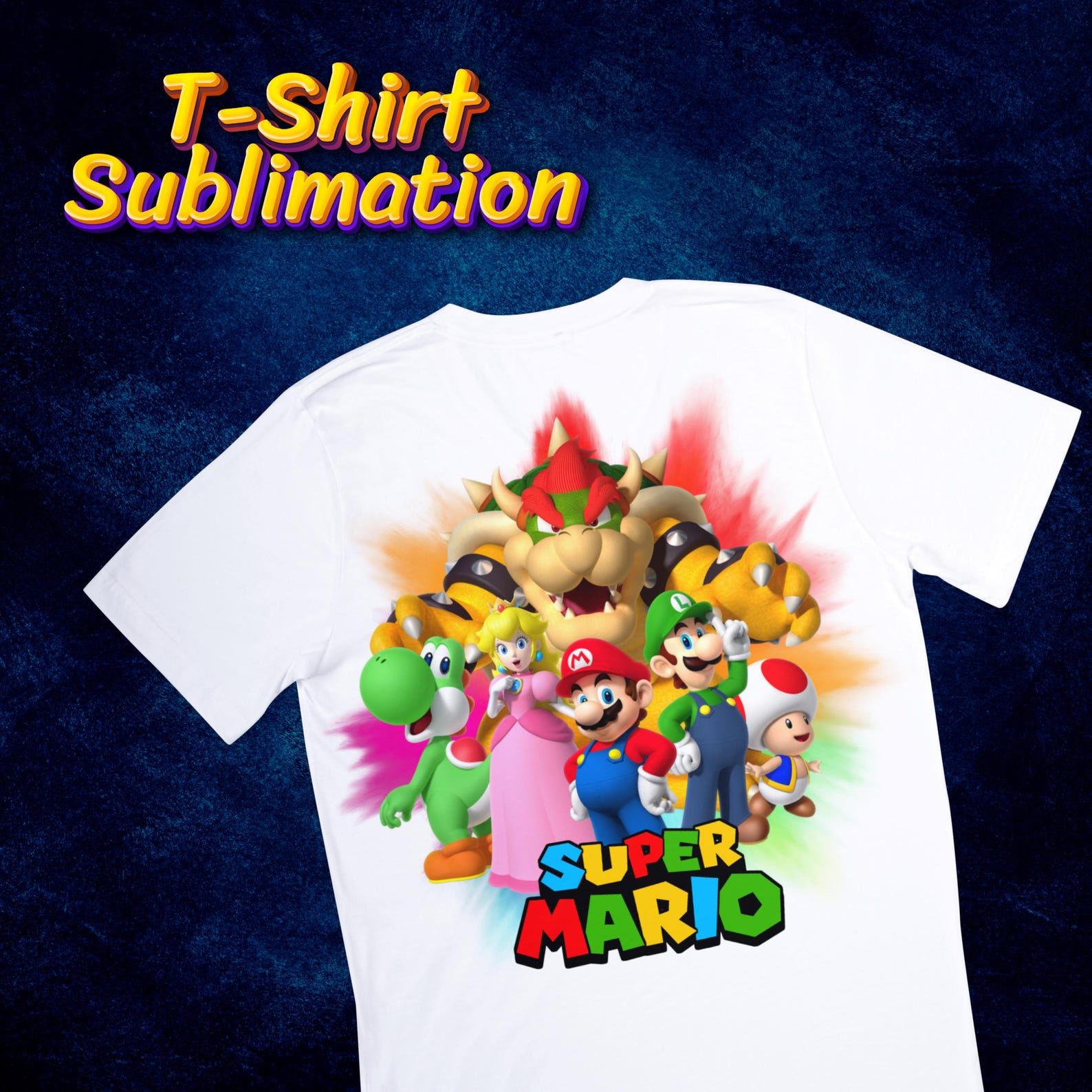 Super Mario PNG, Mario Bros PNG, Super Mario Shirt, High Quality ...