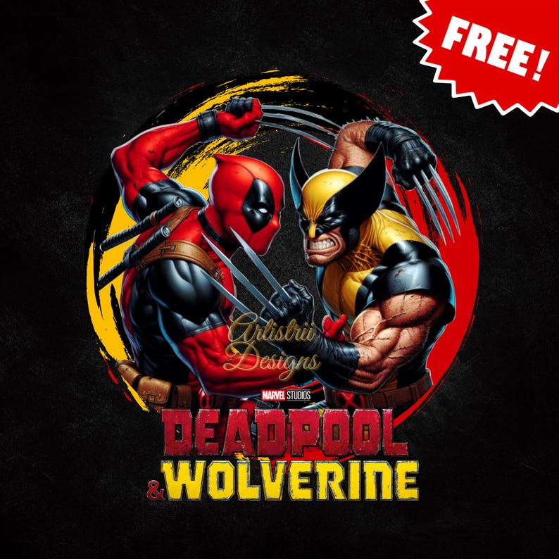 Deadpool and Wolverine Png, T Shirt Sublimation, Digital File, Instant ...