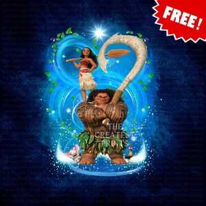 Moana 2 PNG, Moana 2 Movie PNG, Moana 2 Shirt, Maui, High Quality ...