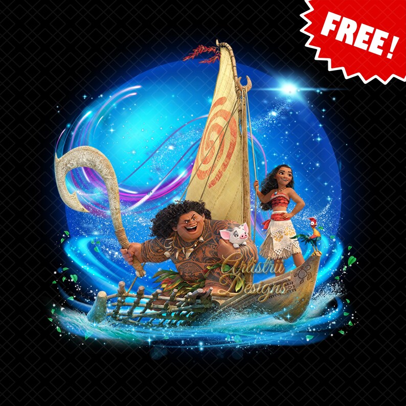 Moana 2 PNG, Moana 2 Movie PNG, Moana 2 Shirt, Maui, High Quality ...