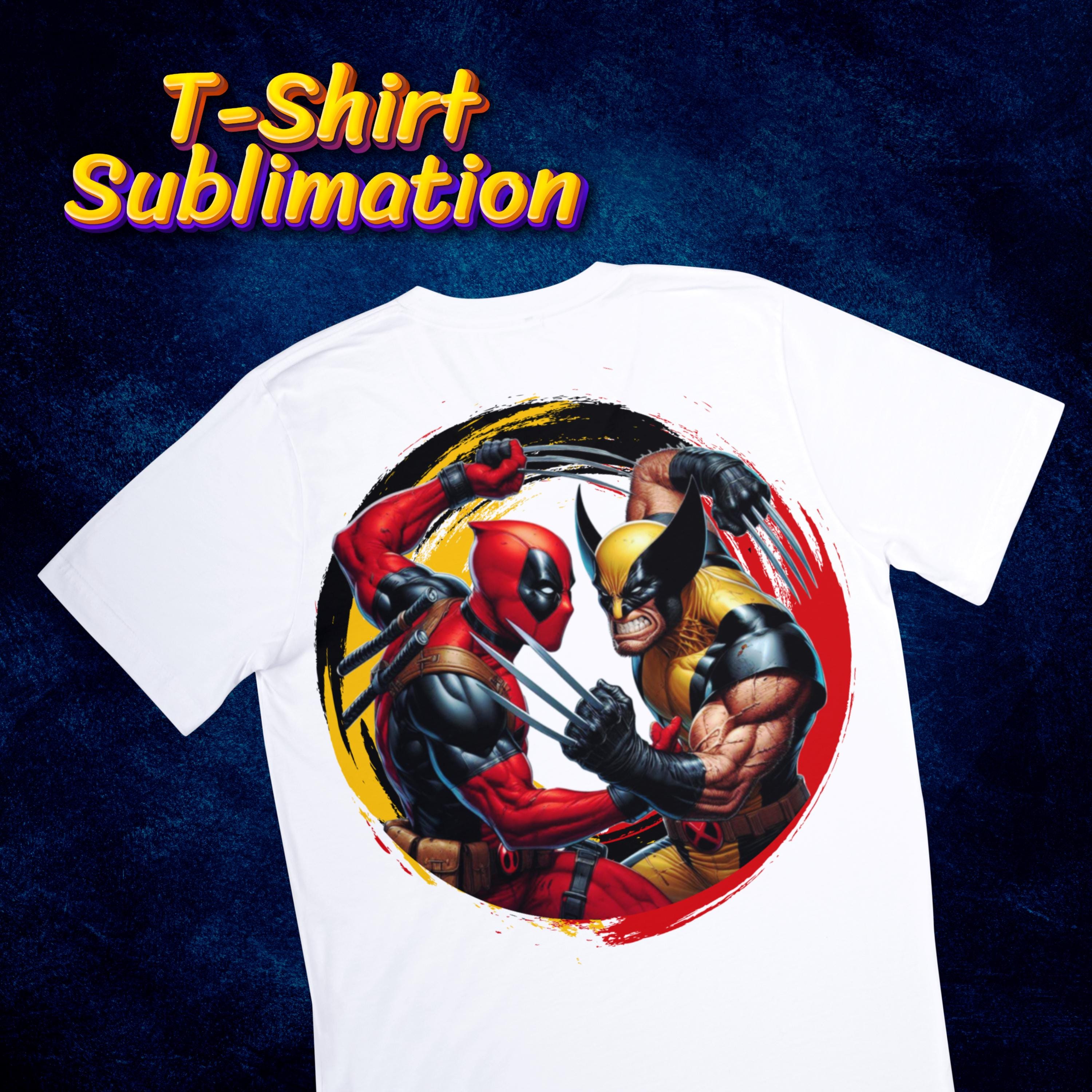 Deadpool and Wolverine Png, T Shirt Sublimation, Digital File, Instant ...
