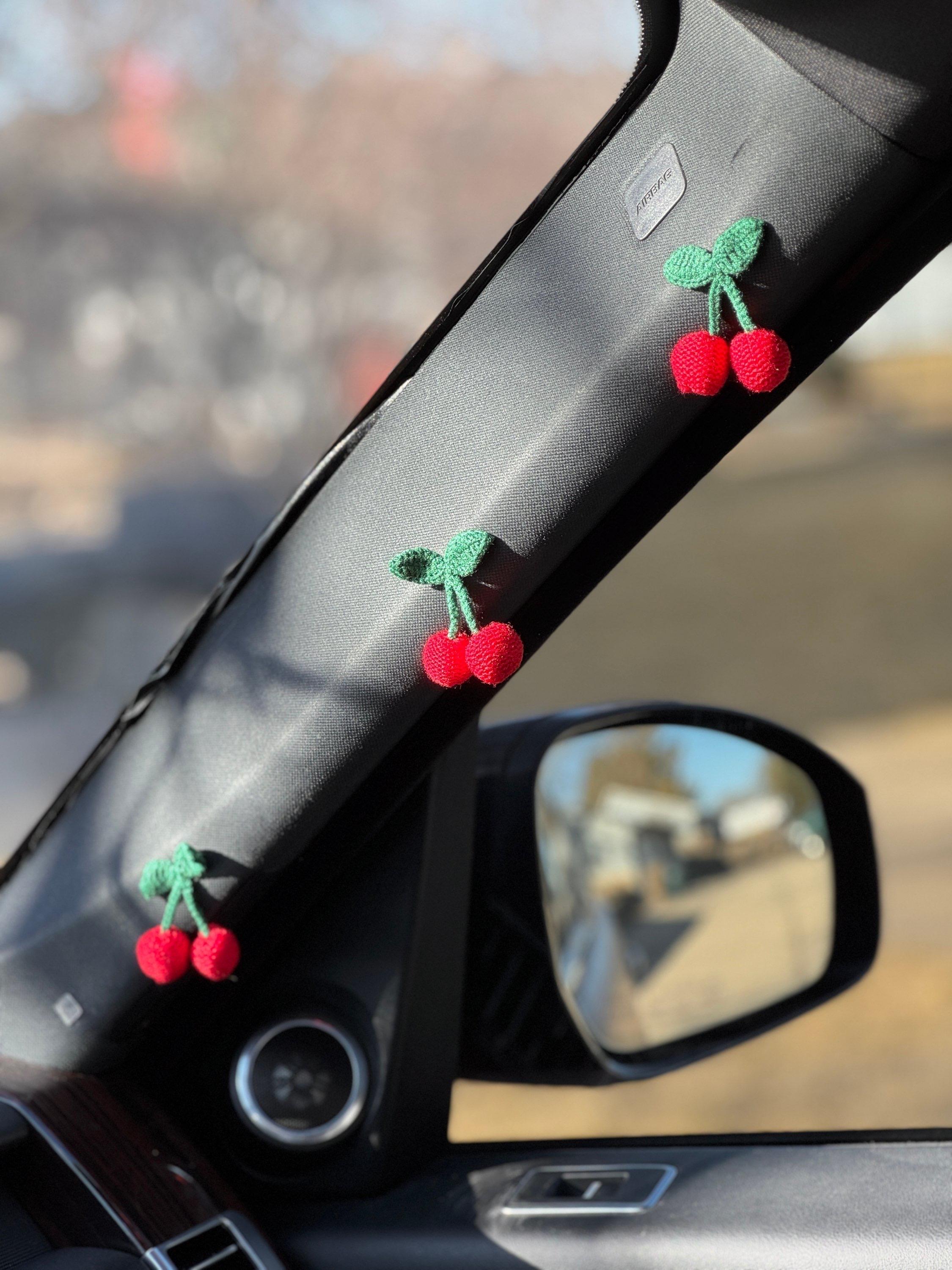 Cute Coquette Cherry Car Accessories, Aesthetic Car Charms, New Car ...