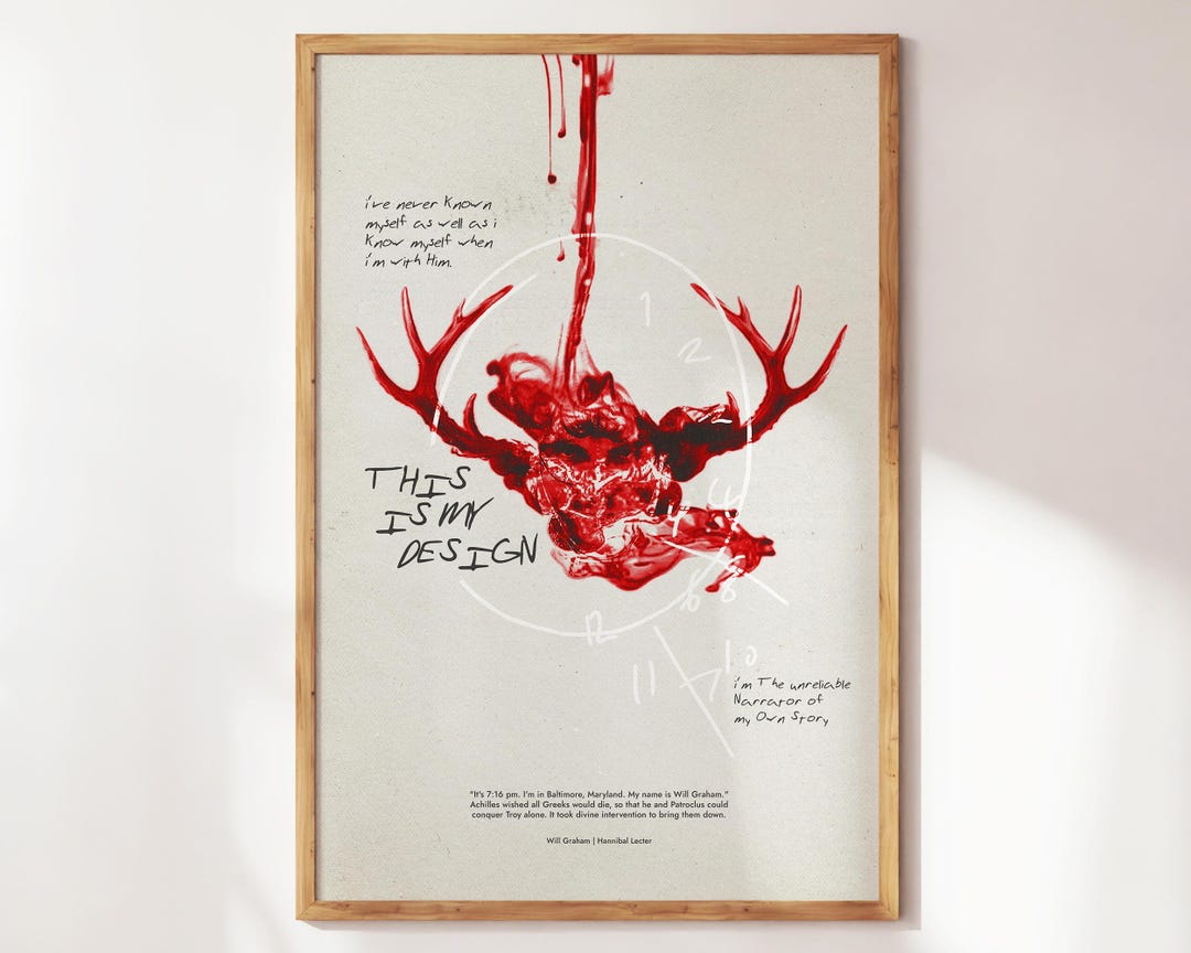 Hannibal - This is My Design Poster, Hannibal Series Poster, Movie ...