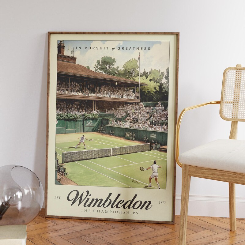 Tennis Poster - Etsy