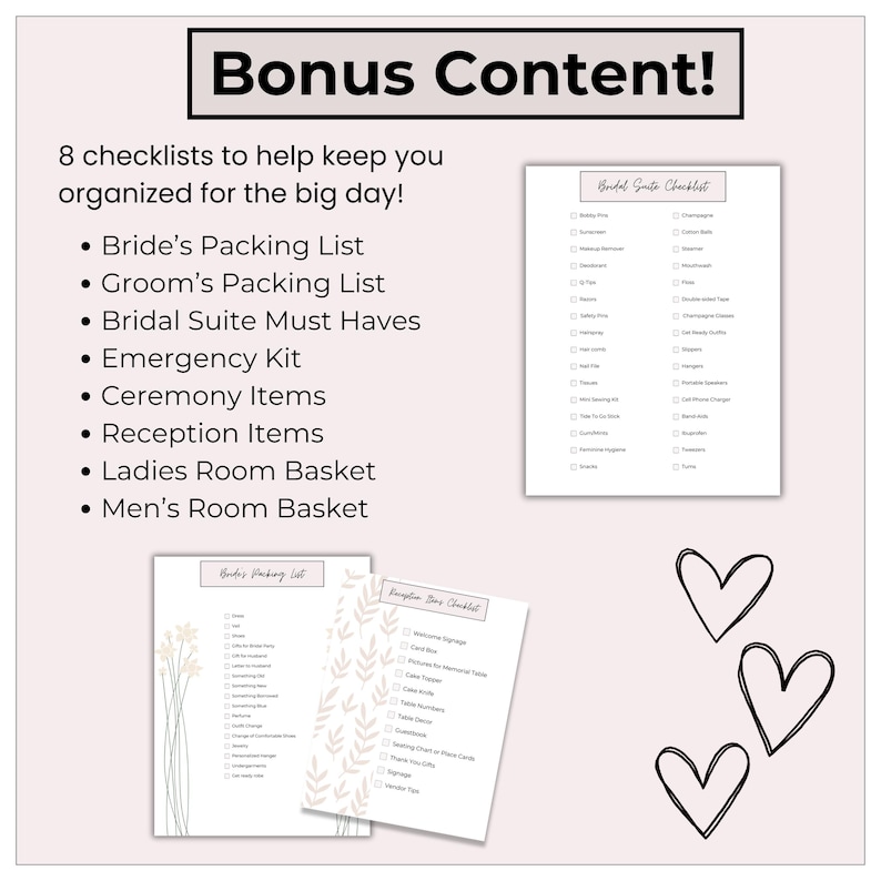 Wedding Day of Binder Template | Customize Edit in Canva | Instant ...