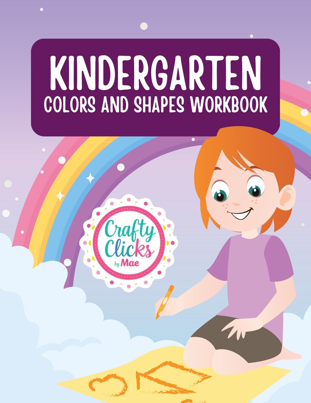 Kindergarten Colors and Shapes Workbook - Etsy