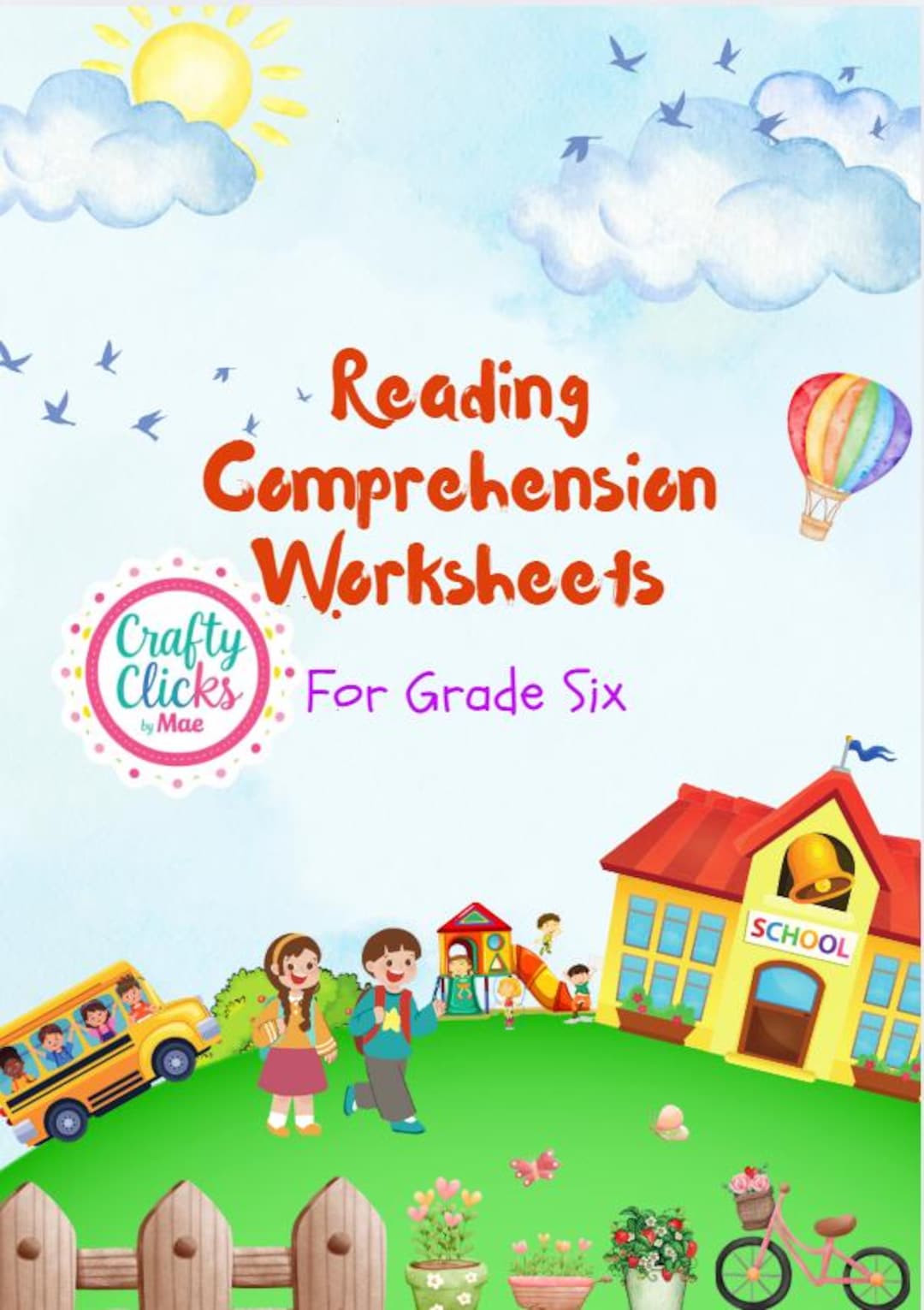 Reading Comprehension Worksheets Grade 6 - Etsy