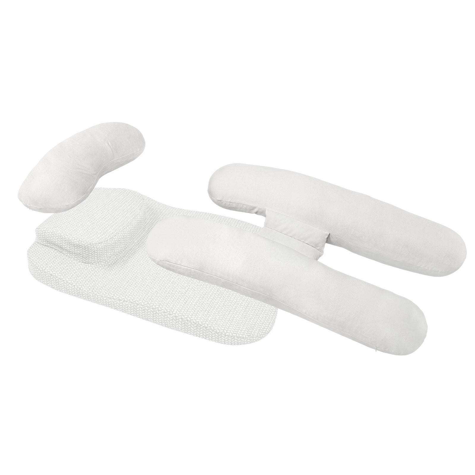 Side Sleeper Pillow System: Shoulder Relief Wedge, Ergonomic Orthopedic ...