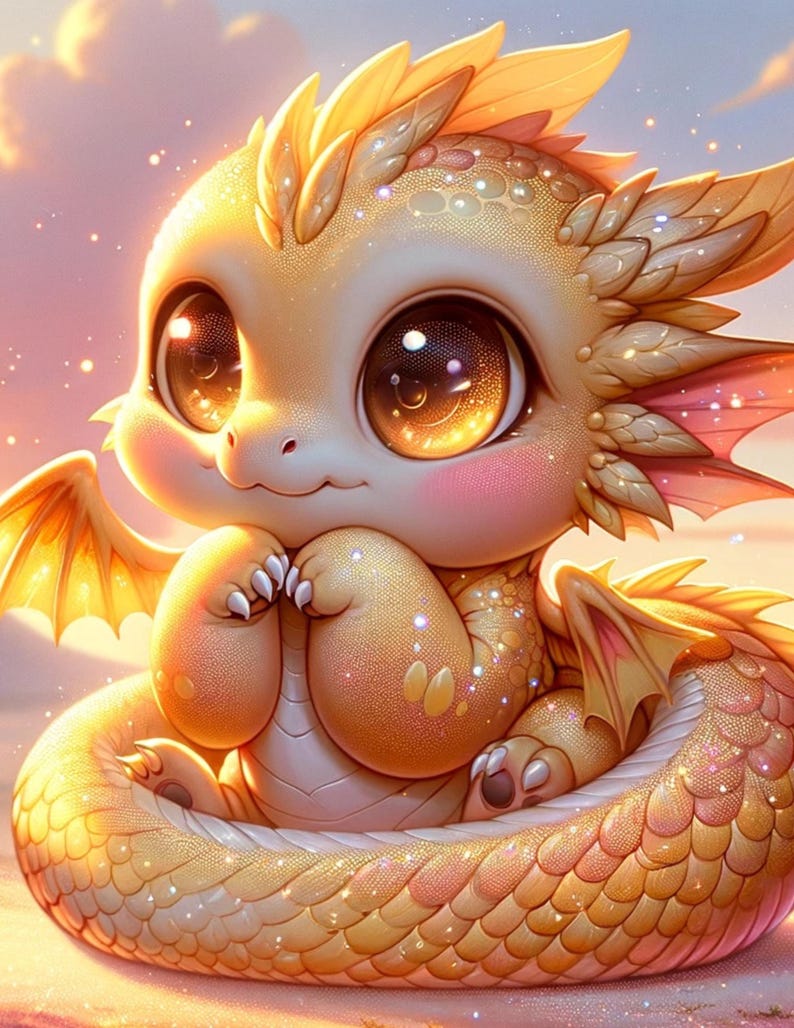 Cute Dragon Bundle. - Etsy