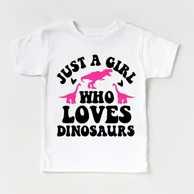 Dinosaur Shirt Girls - Etsy