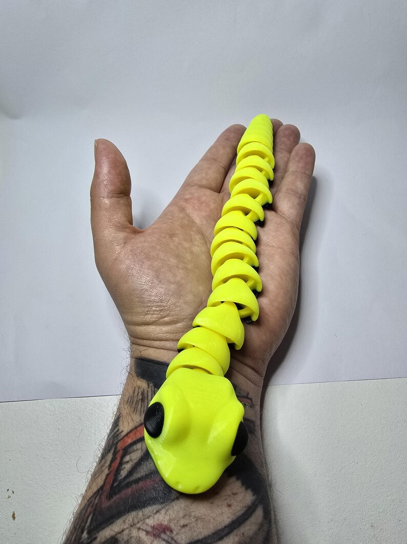 Articulated Snake 3D Printed Fidget Toy - Etsy