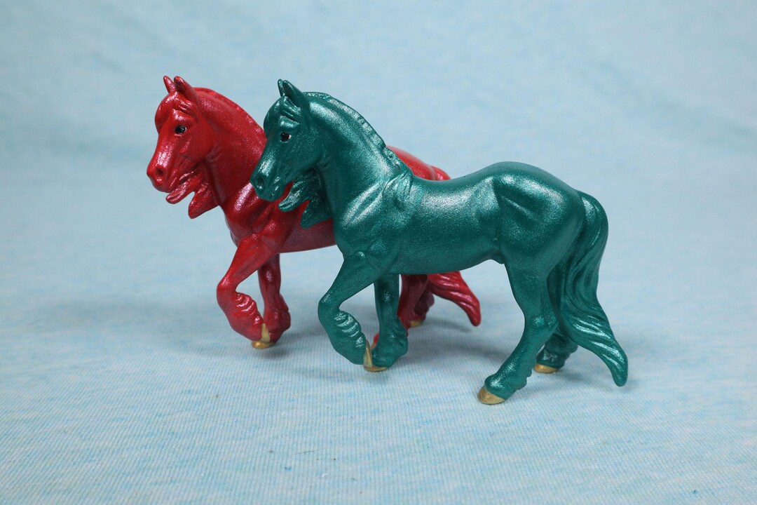 Pair of Custom Breyer Horses, Custom Model Horses, Model Horse Repaint ...