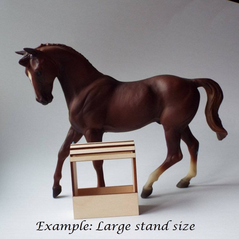MADE TO ORDER - Engraved Wooden Saddle Stand for 1:9 Scale Model Horses ...