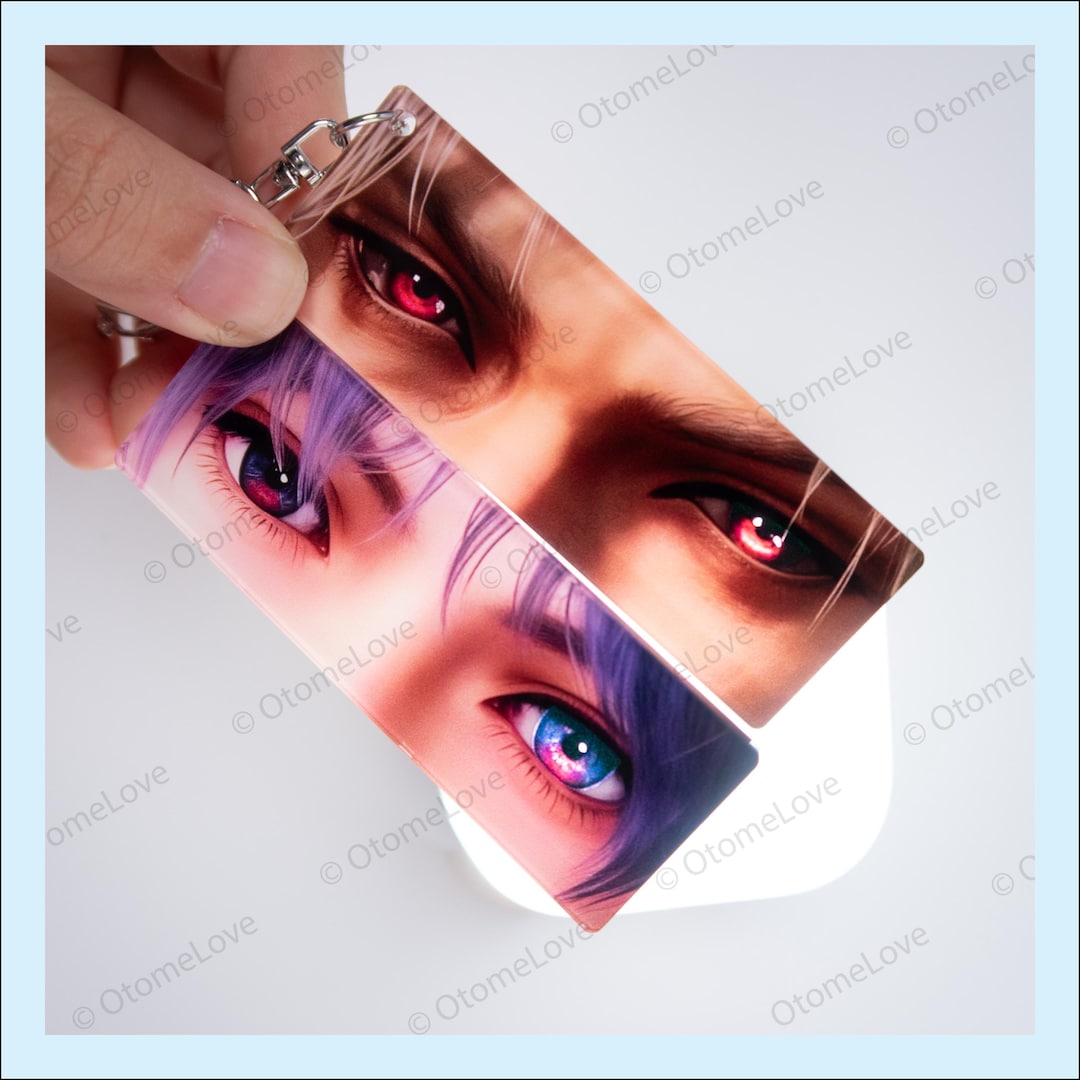 Love and Deepspace Eye Keychains | Xavier | Zayne | Rafayel | Sylus ...