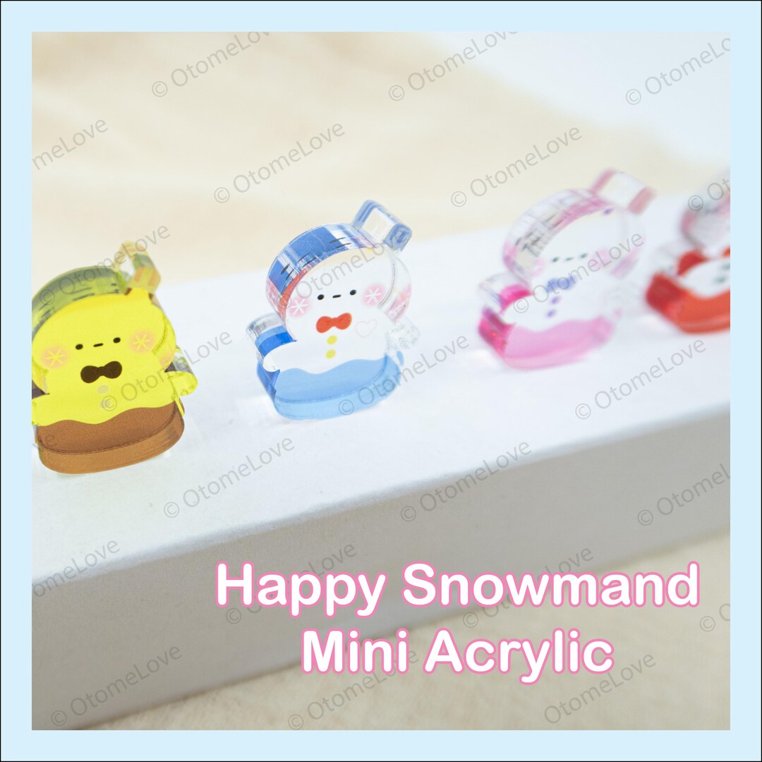 Love and Deepspace Happy Snowman Mini Acrylic Standee | Zayne | LADS - Etsy