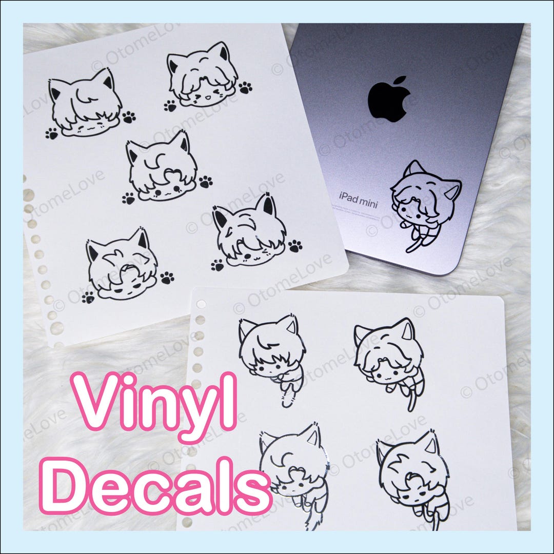 LADS Stickers Vinyl Decals | Xavier | Zayne | Rafayel | Sylus | Caleb ...