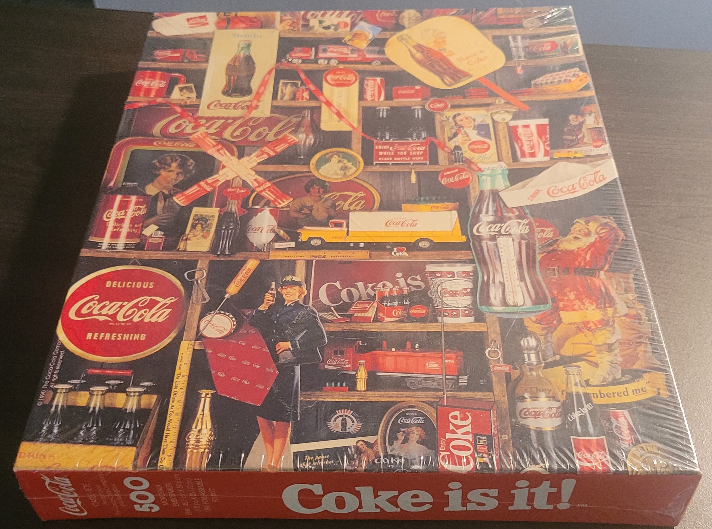 Vintage Coca Cola 500-piece Jigsaw Puzzle coke is It Brand New Factory ...