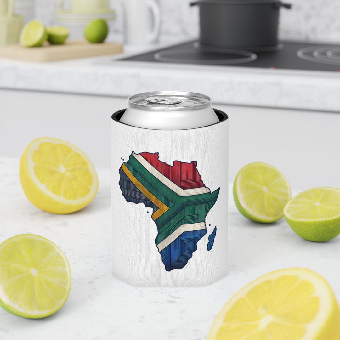 African Pride Can Cooler, South Africa Drink Holder, Party Beverage ...