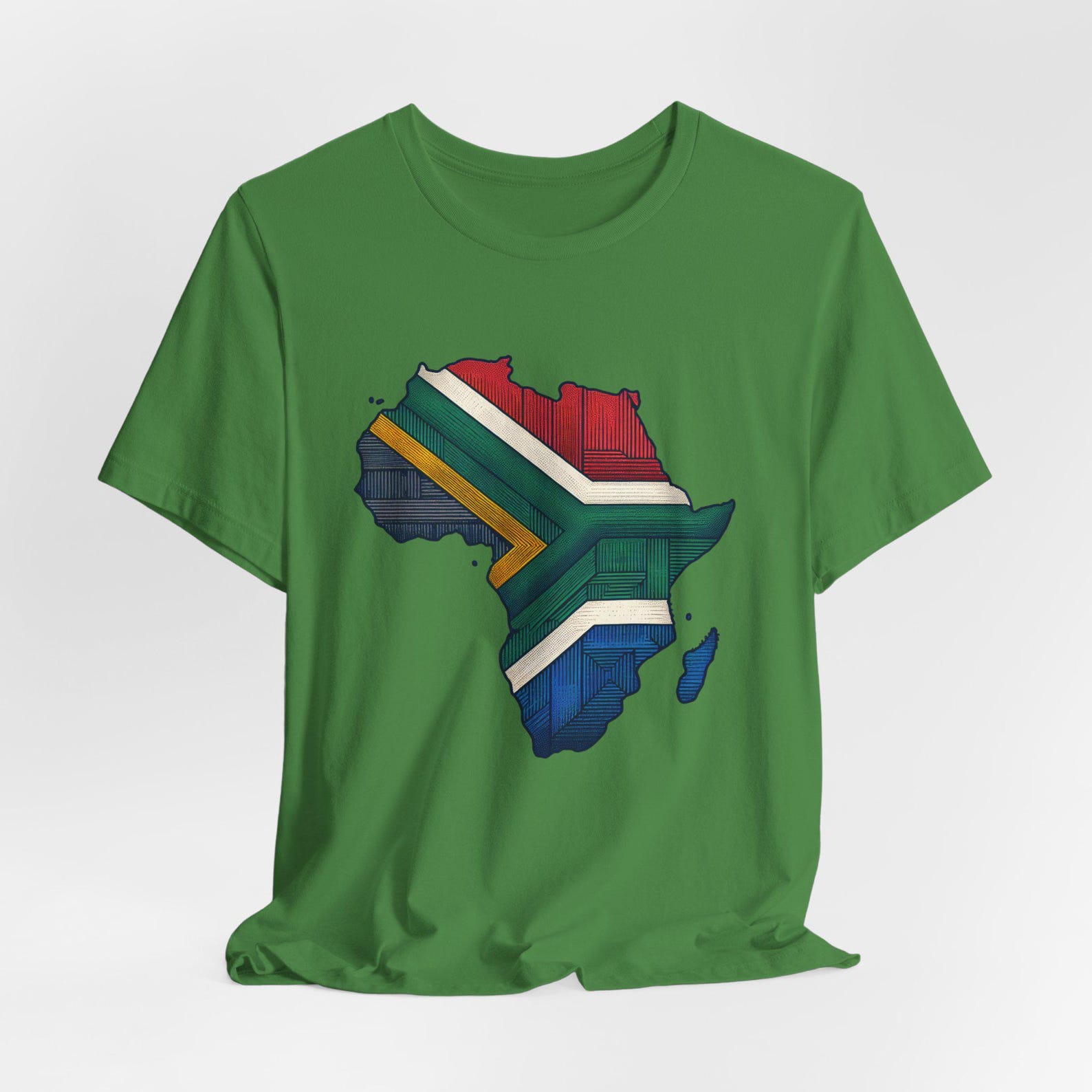 South African Flag Kente Map of Africa T-shirt (UNISEX) - Etsy