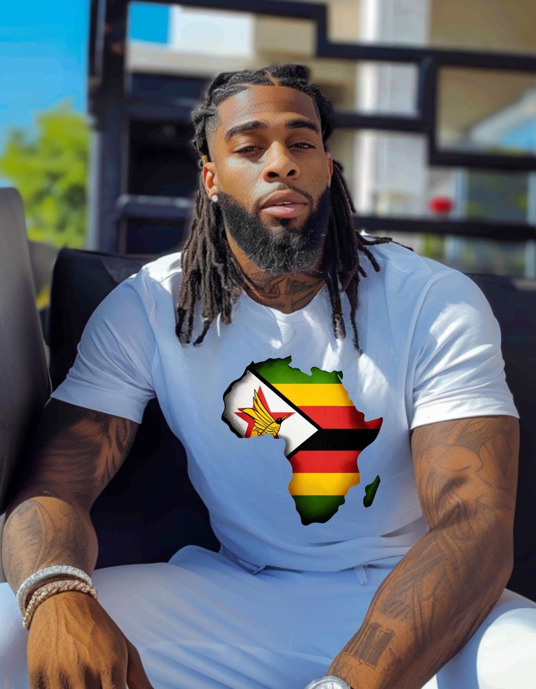 Zimbabwean Flag T-shirt: African Pride Unisex Jersey Tee - Etsy
