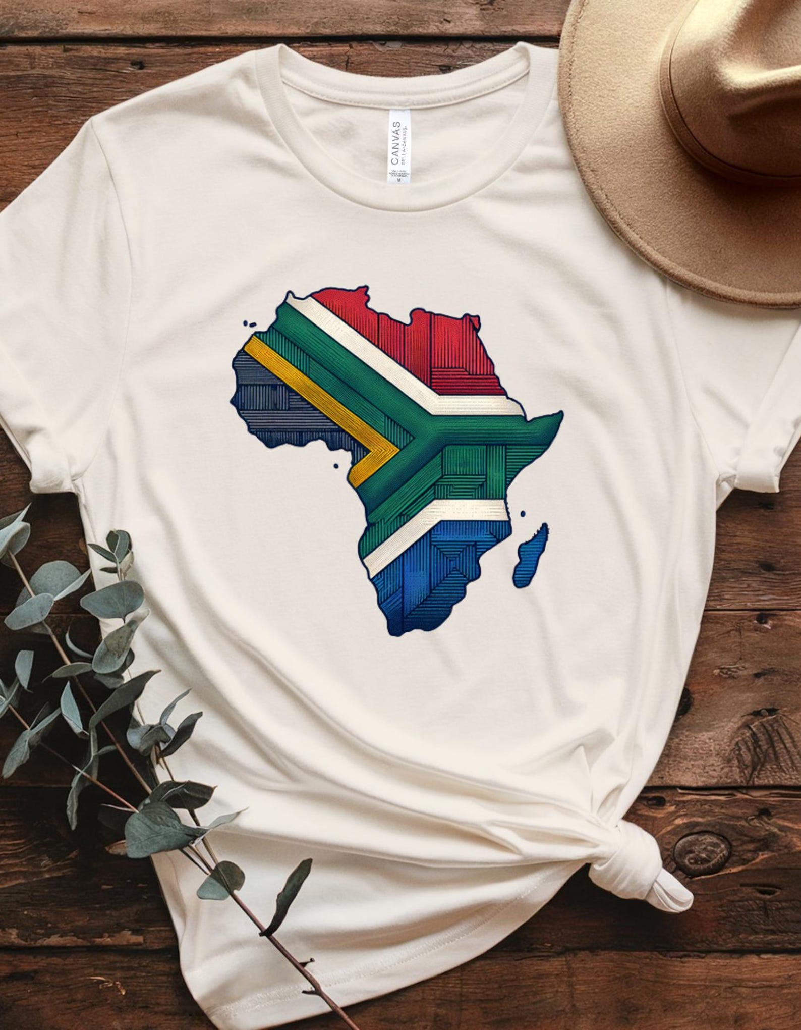 South African Flag Kente Map of Africa T-shirt (UNISEX) - Etsy