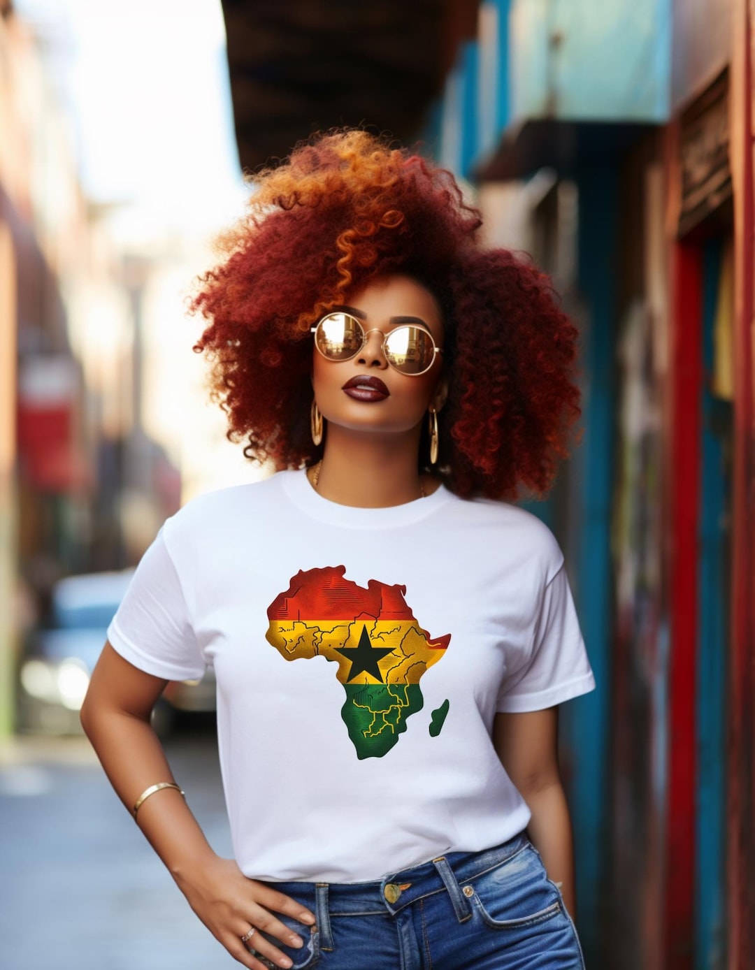 Ghana Flag T-shirt: Ghanaian Roots Africa Map Tee - Etsy