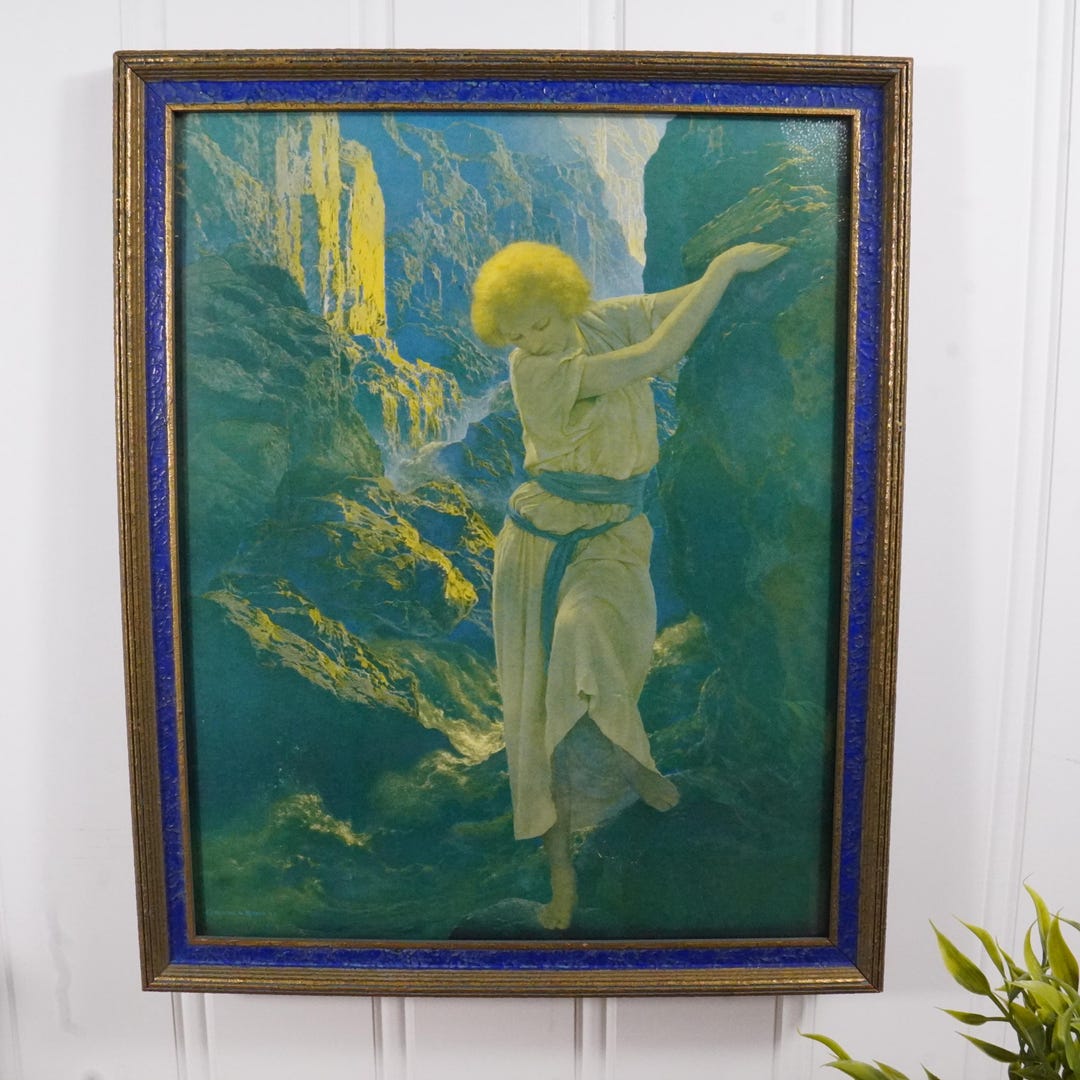 Original Maxfield Parrish Print Canyon by Maxfield Parrish Lithograph ...