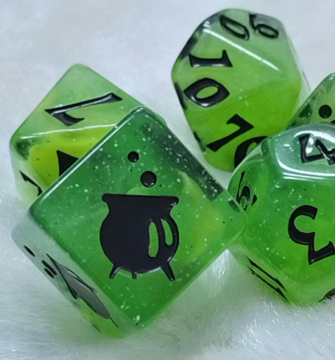 Alchemist Dice , Alchemy Pot Dice Set, Poison Dice,dnd Dice Set,resin ...