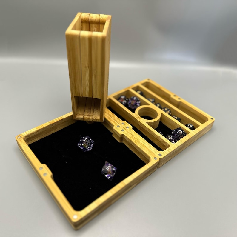 Wood Collapsable Dice Tower,portable Dice Tower，dice Holder,medieval ...