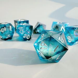 Summer Soda-liquid Core Dice,fresh Color Dice, Purple-green Gradient ...