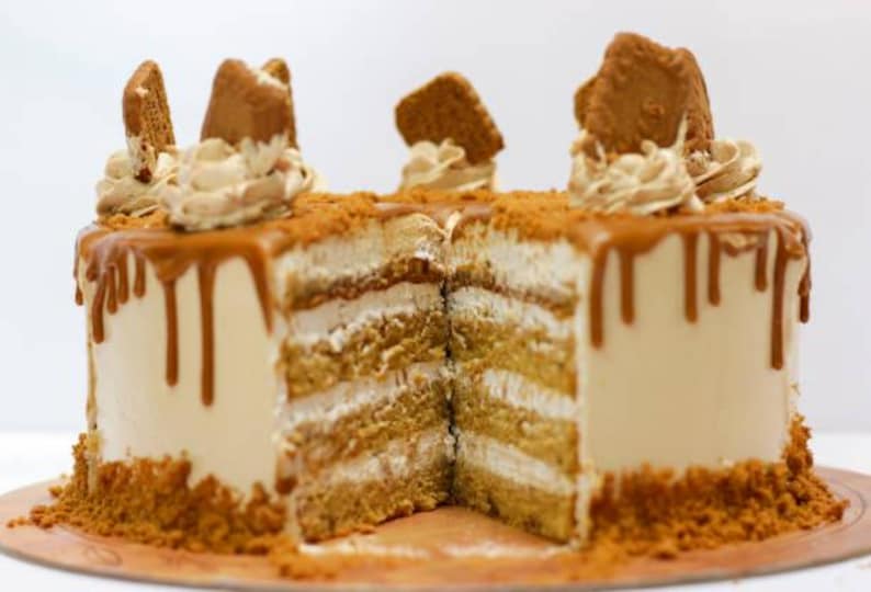BEST Biscoff Drip Cake Recipe Beginner Friendly - Etsy
