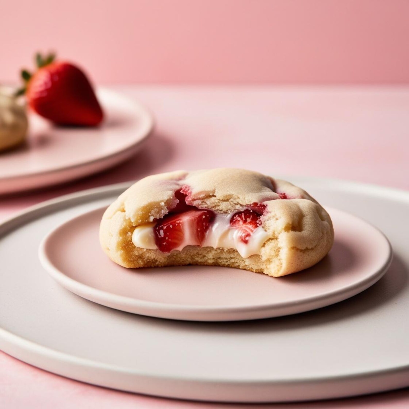 EXCLUSIVE Strawberry Cream Filled Cookies Recipe Beginner Friendly - Etsy