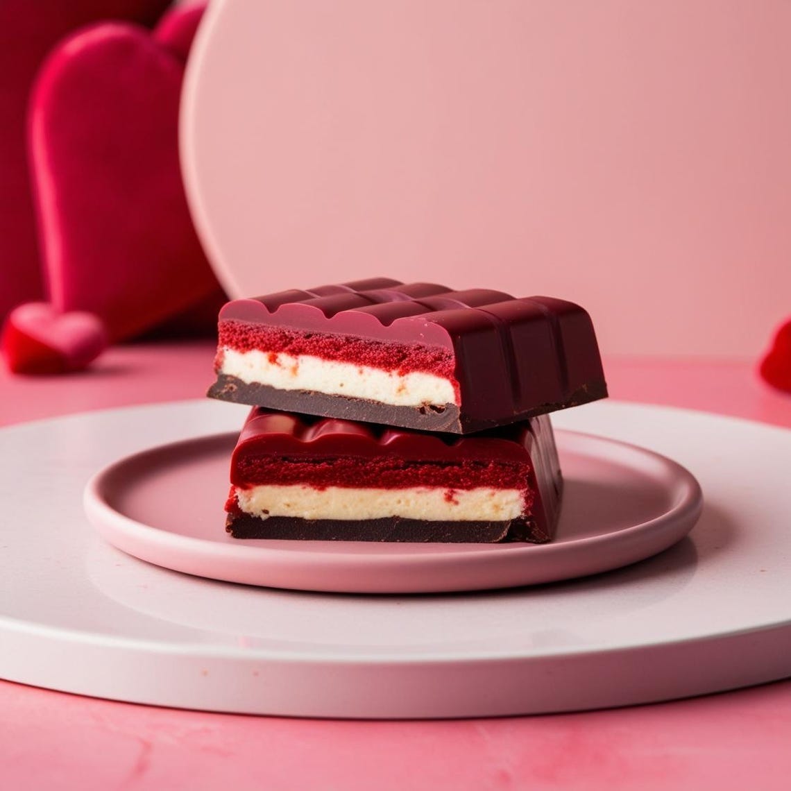 BEST Double Decker Red Velvet Chocolate Bars Recipe Beginner Friendly ...
