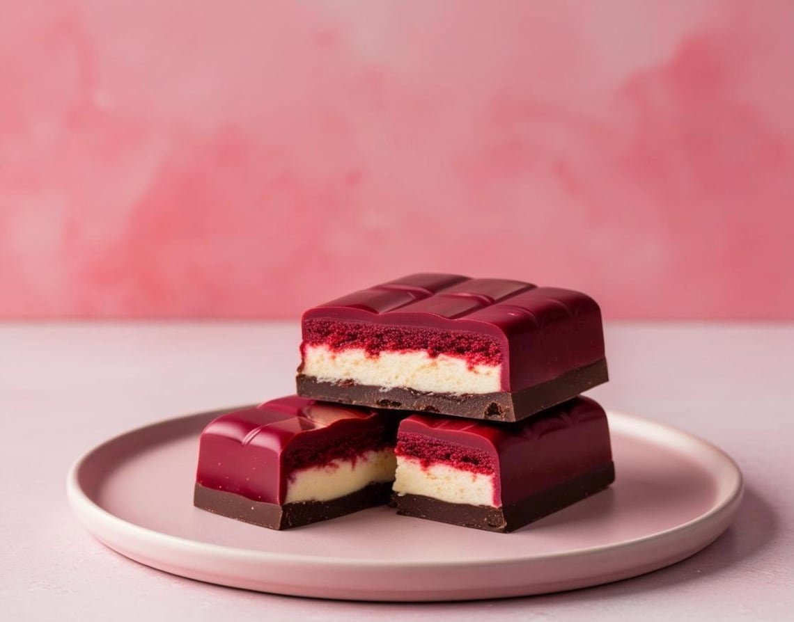 BEST Double Decker Red Velvet Chocolate Bars Recipe Beginner Friendly ...