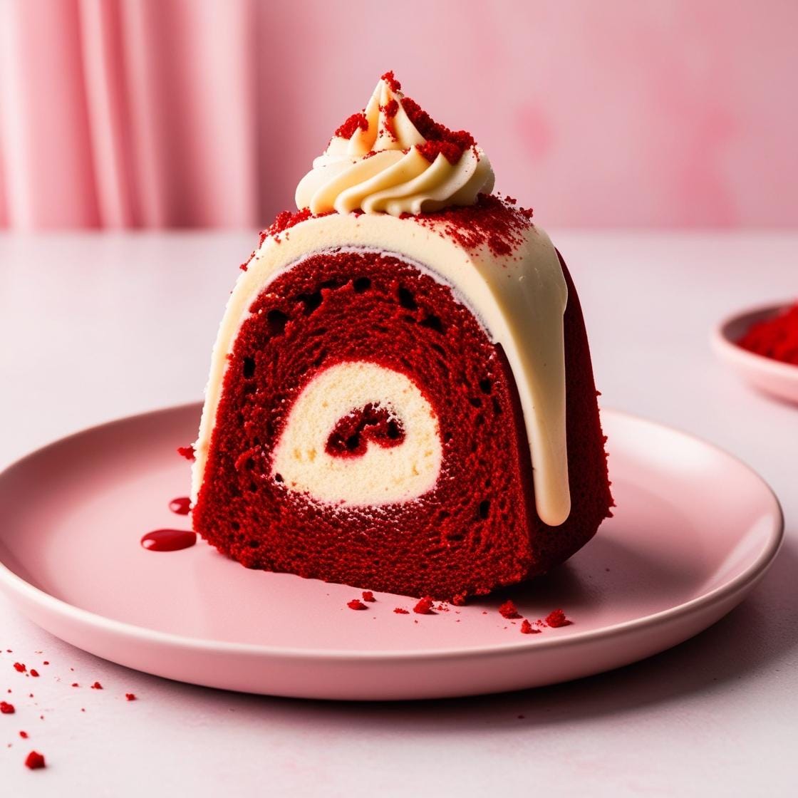 BEST Red Velvet Swirl Bundt Cake Recipe Beginner Friendly - Etsy