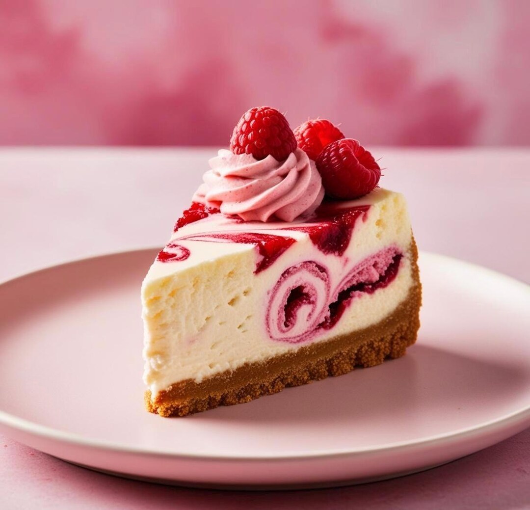 BEST Raspberry Swirl Cheesecake Recipe Beginner Friendly - Etsy