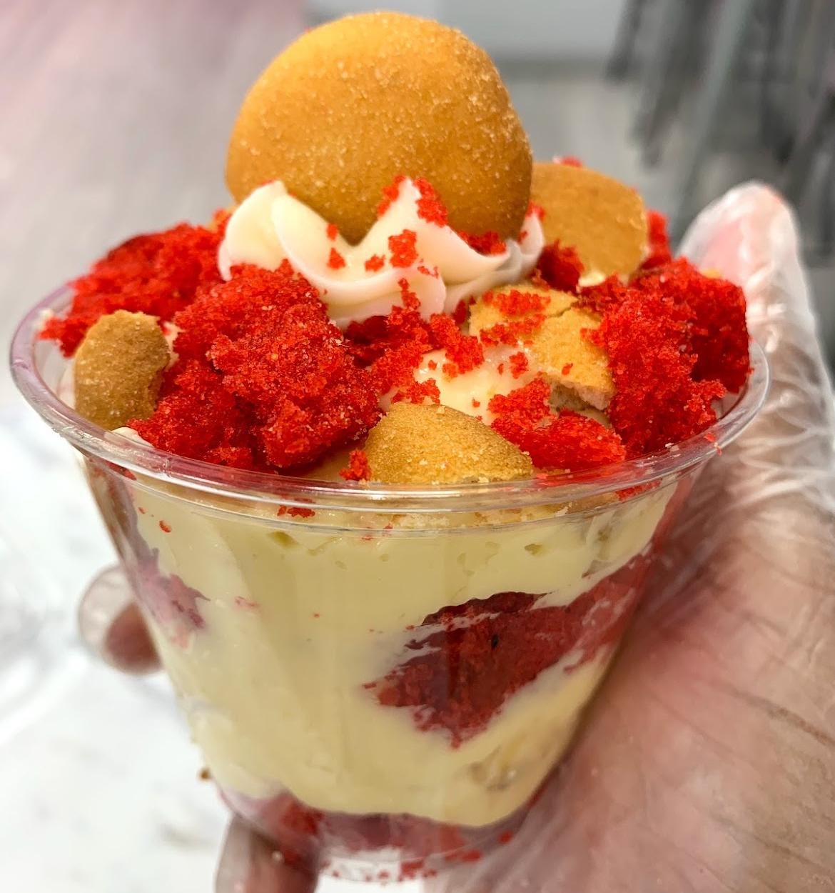 EXCLUSIVE Red Velvet Banana Pudding Cups Recipe Beginner Friendly - Etsy