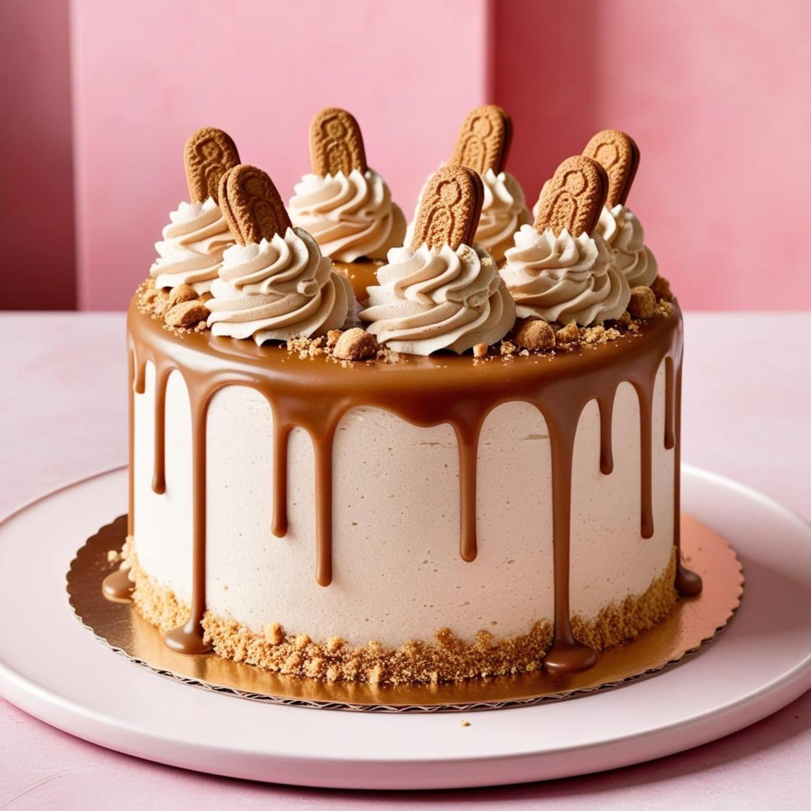 BEST Biscoff Drip Cake Recipe Beginner Friendly - Etsy