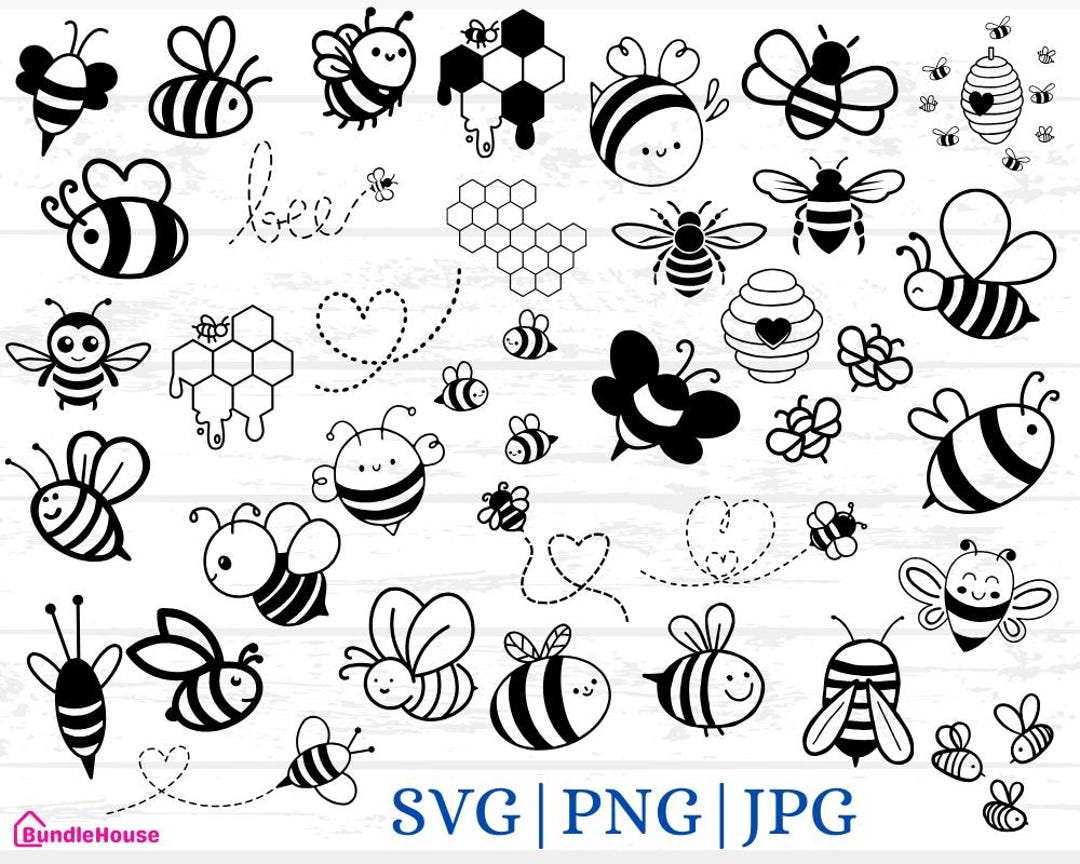 Bumble Bee SVG, Bee Png, Bee Cut Files, Bumble Bee Svgs, Honey Bee Svgs ...