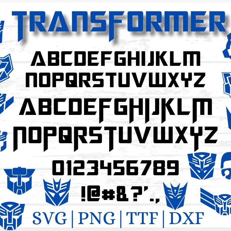 Transformer Template - Etsy