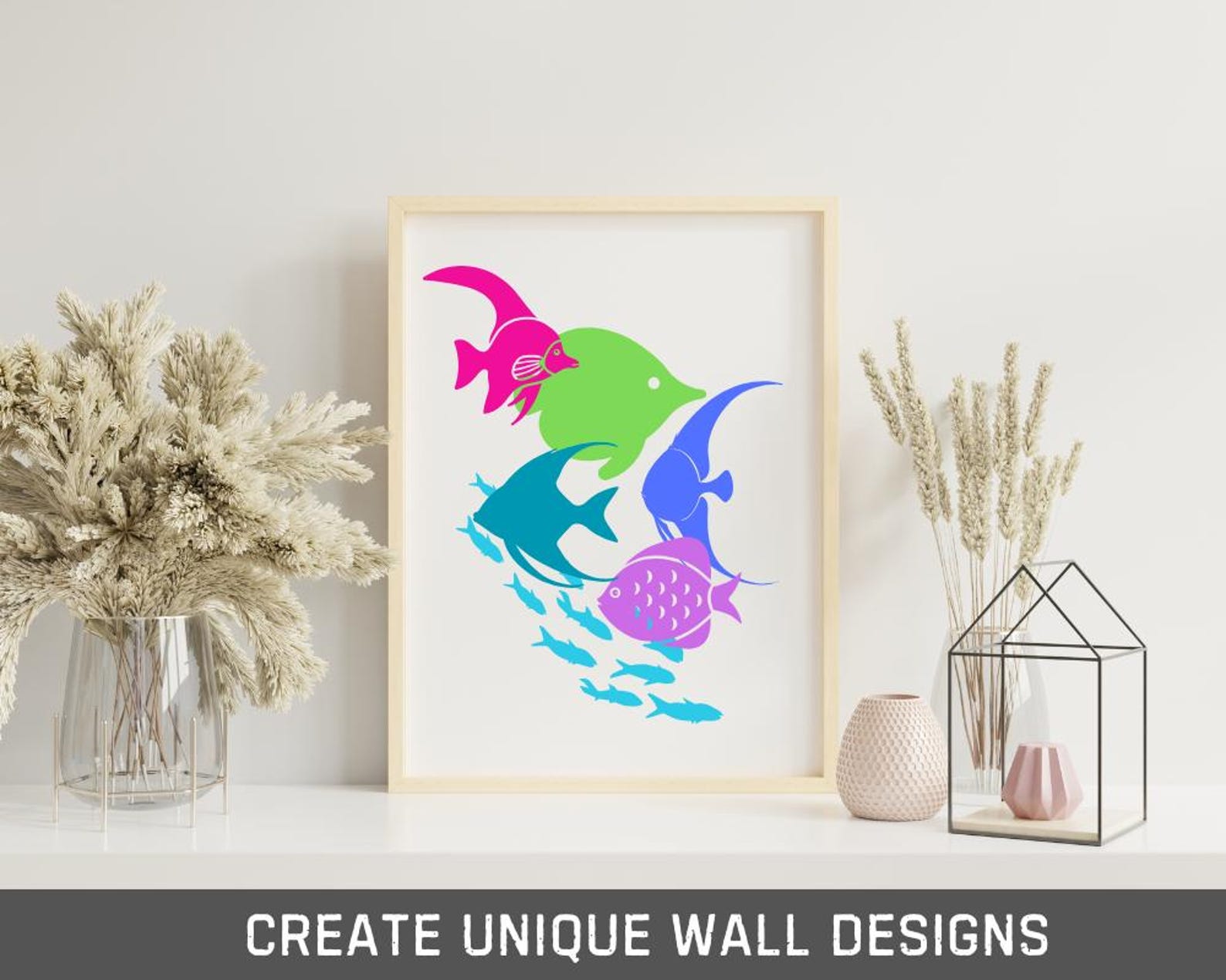 Tropical Fish SVG Bundle ,ocean Fish Svgs, Tropical Fish Cut Files ...