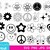 Five Point Star Bundle, 5 Point Star Cut Files, Stars Vector Bundle ...